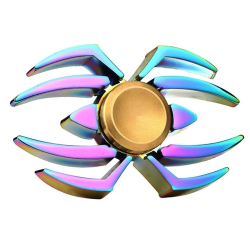 fidget spinner spiderman rainbow