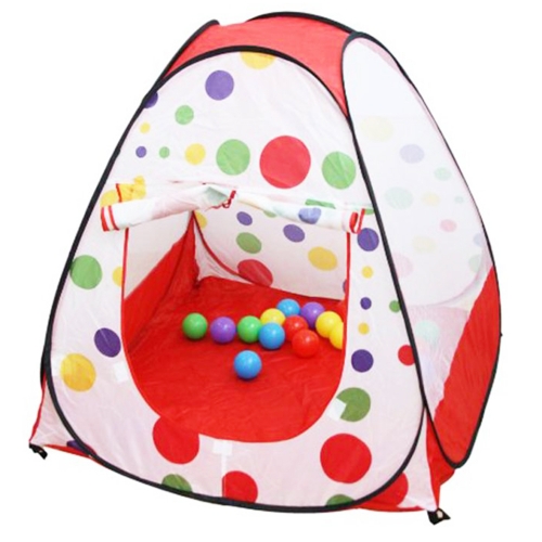 tenda mainan anak segitiga - tenda anak ukuran 95 x 95 x 92 cm F
