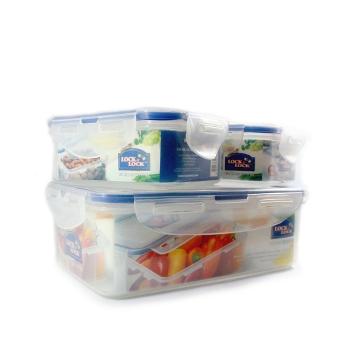 gift set lock n lock 6 pcs - 1 set 1 L dan 2 set 350 ml