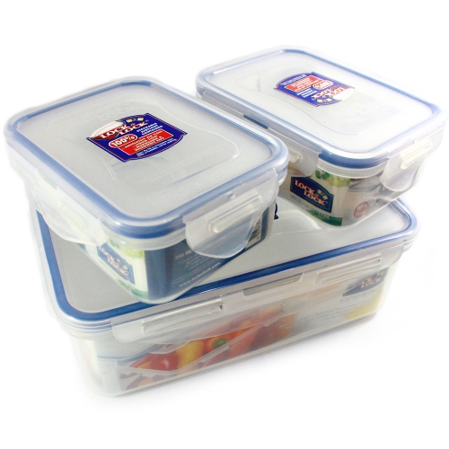 gift set lock n lock 6 pcs - 1 set 1 L dan 2 set 350 ml