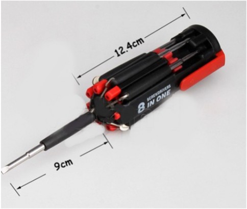 multifungtion shrewdrivers - obeng senter 8 in 1