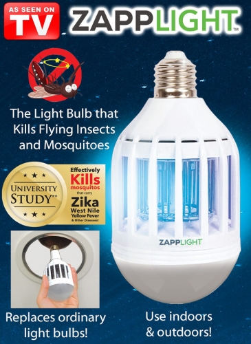 Zapp Light with Insect Killer - lampu dan perangkap serangga