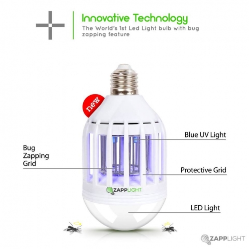 Zapp Light with Insect Killer - lampu dan perangkap serangga